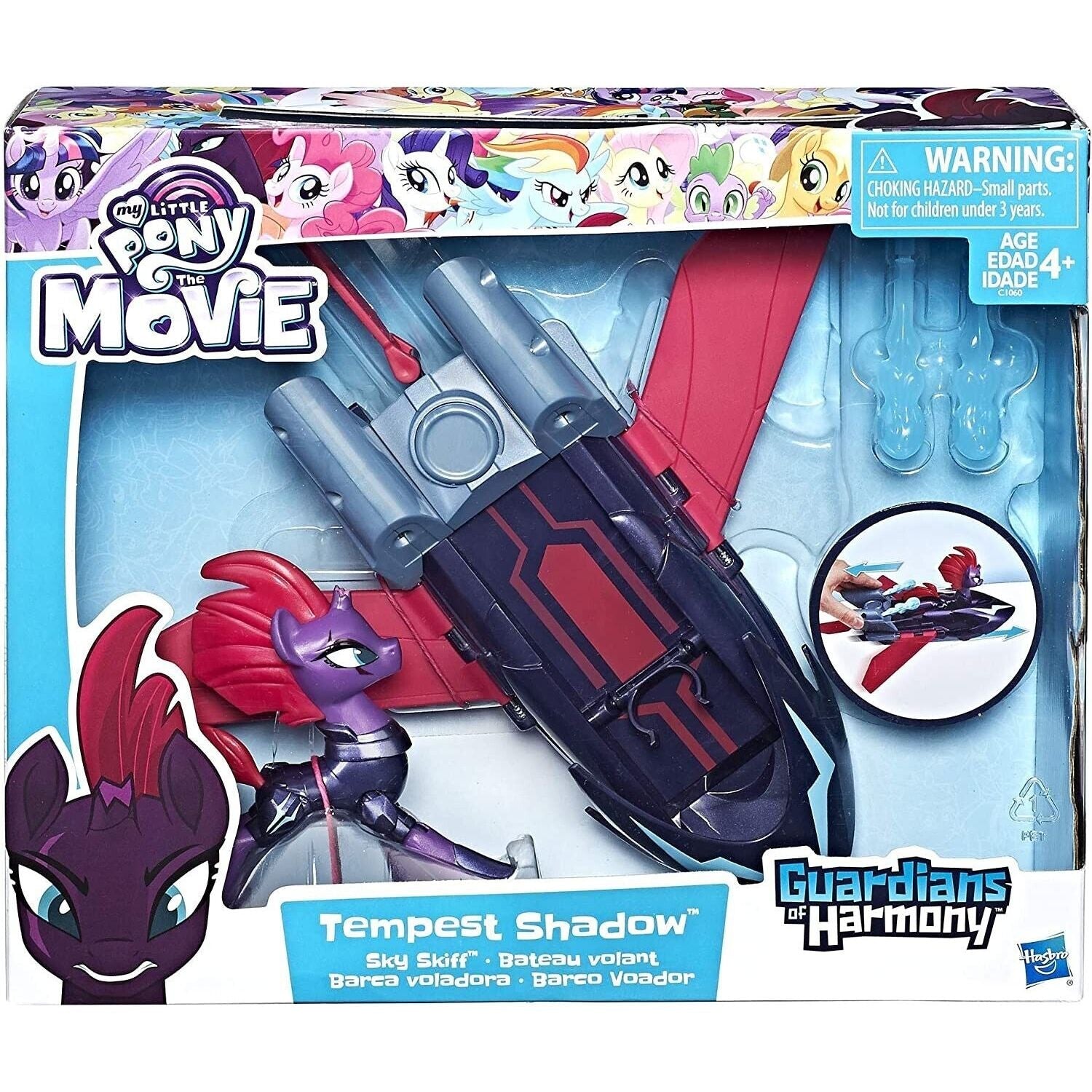 My Little Pony Guardians of Harmony Tempest Shadow Sky Skiff Playset Toywell